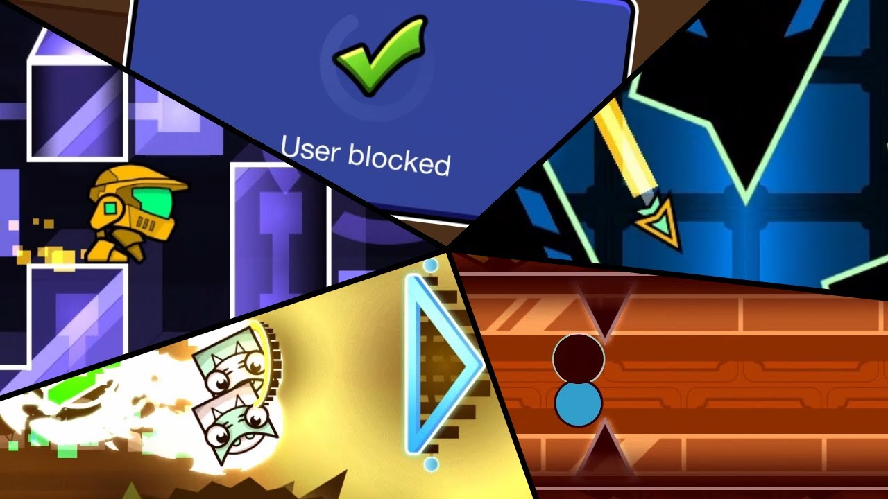 5 Amber demons (Part 2/4) ~ Geometry Dash - YouTube