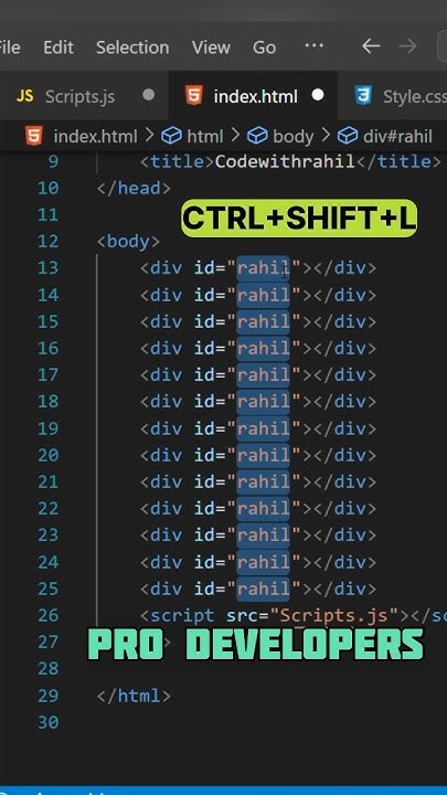 Vs Code Tips & Tricks #part4 |Webdevelopers #coding #javascript #mernstack #codinglife # ...