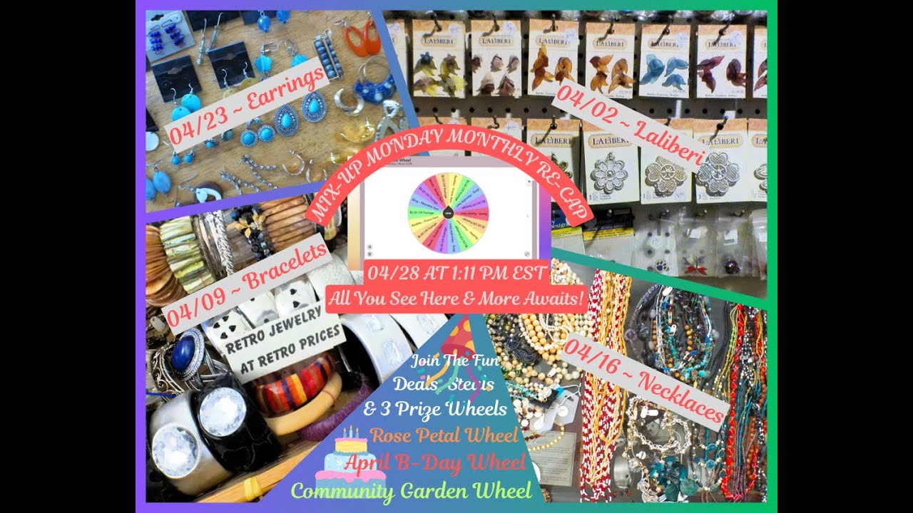 Mix-Up Monday Monthly Re-Cap ~ (04/28/25) ~ B-Day, Community & Regular ...