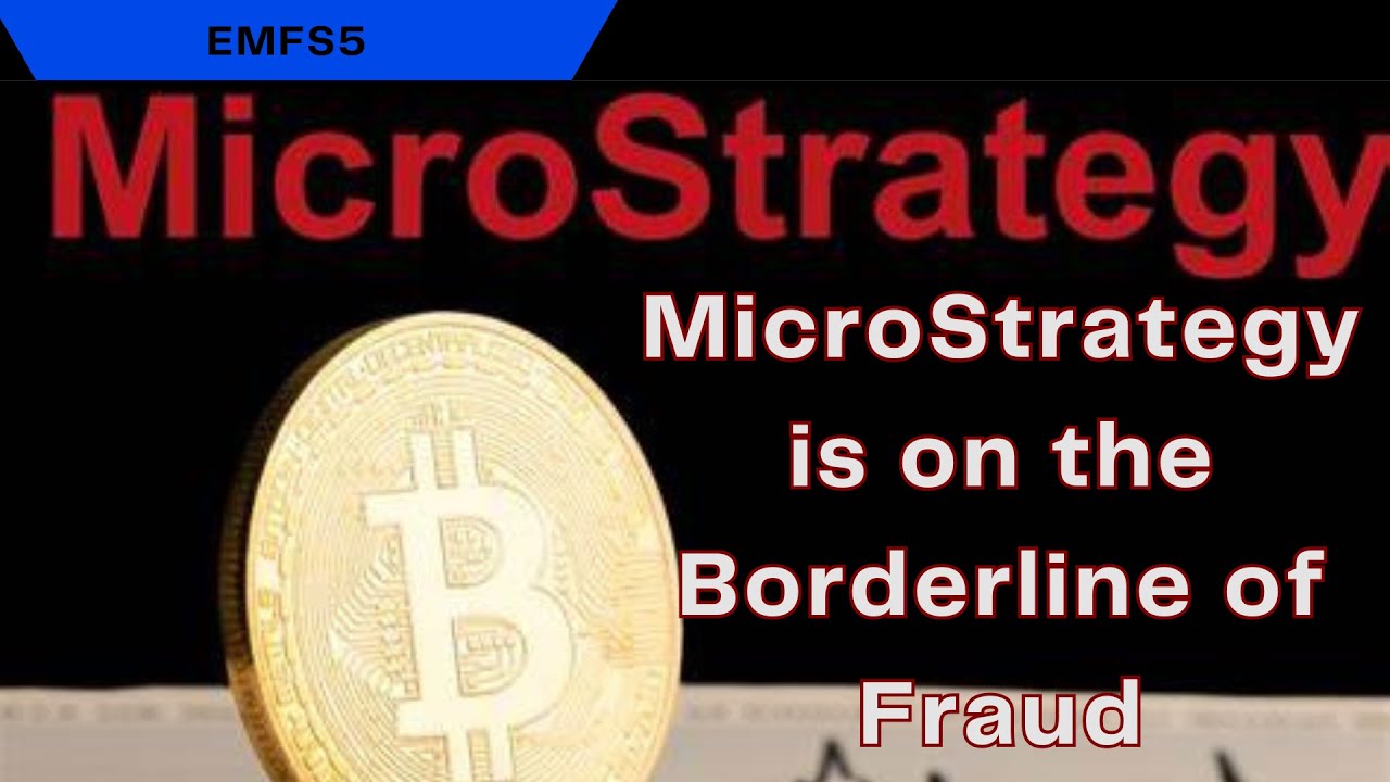 Microstrategy is on the Borderline of Fraud - YouTube