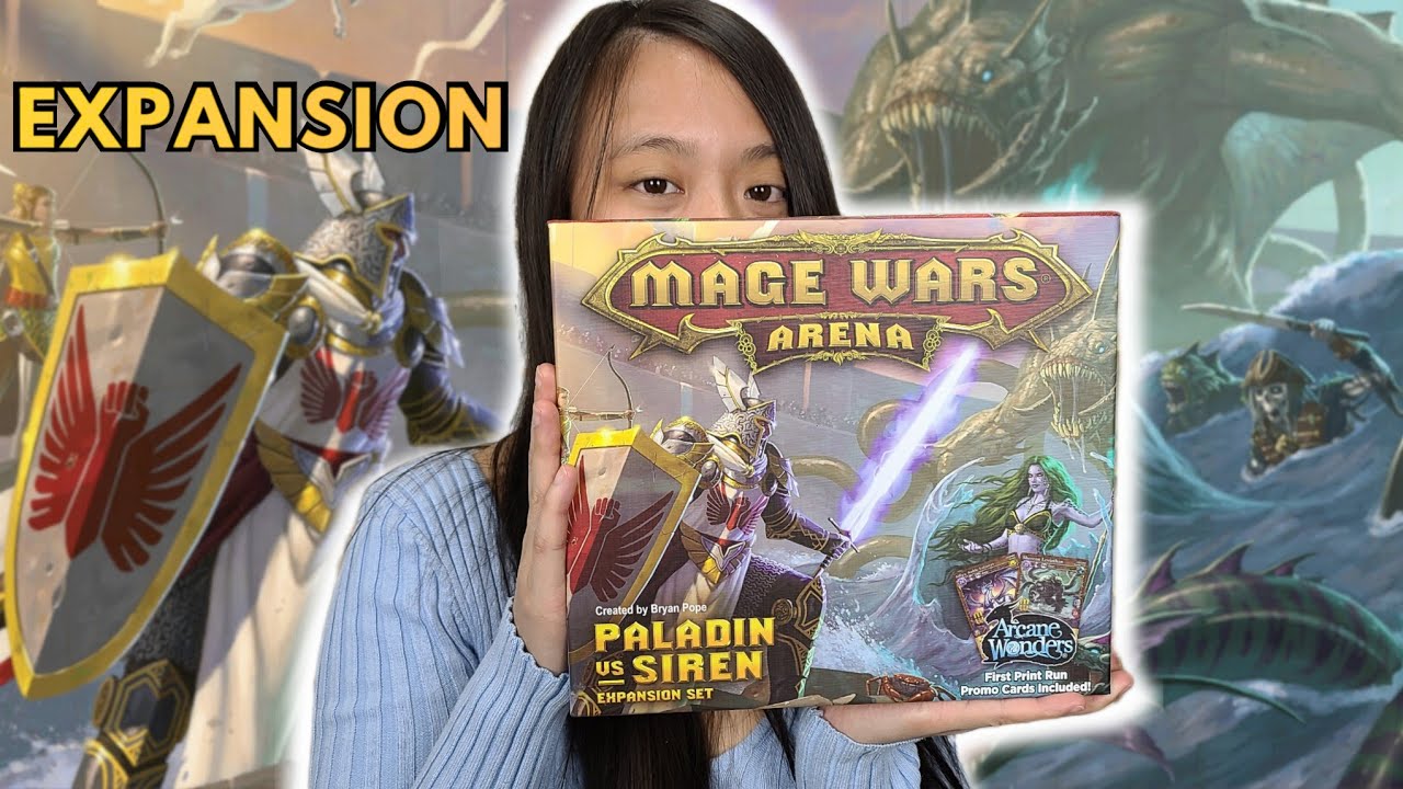 Mage Wars Arena: Paladin vs. Siren Expansion - YouTube