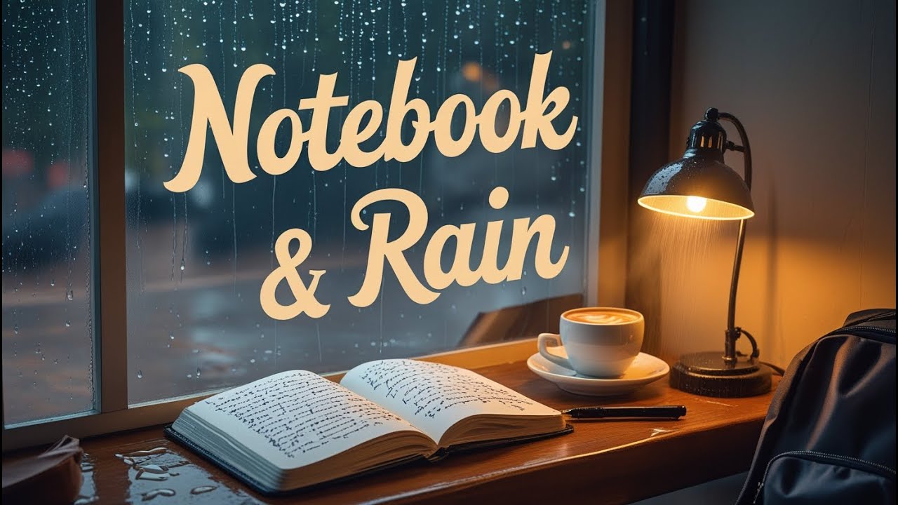 Notebook & Rain: Study Lo-Fi in a Cozy Café 📖🌧☕ - YouTube