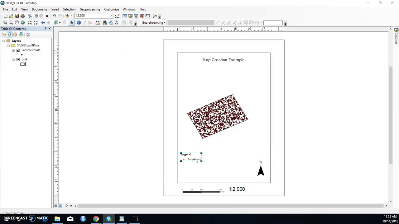 ArcMap Tutorial: Creating a Map Layout and Export as PDF - YouTube