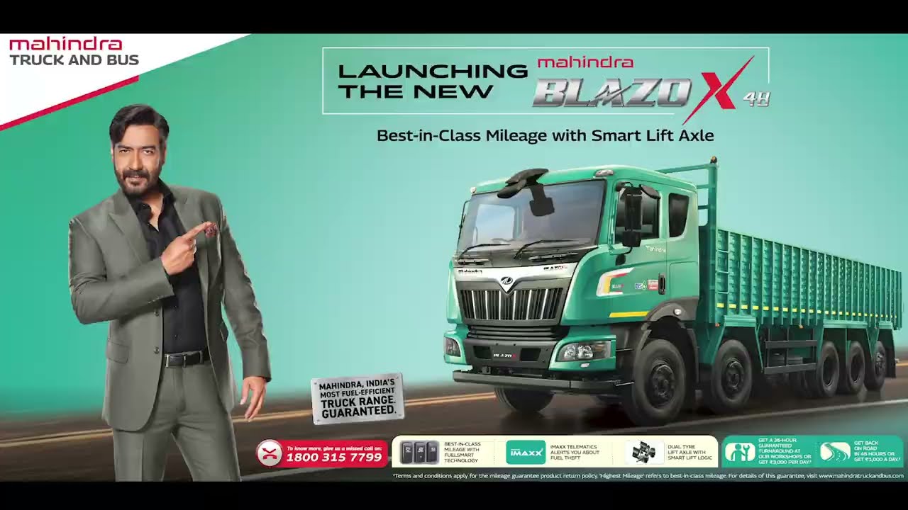 The All-New Mahindra BLAZO X 48 | Mahindra Truck and Bus | - YouTube