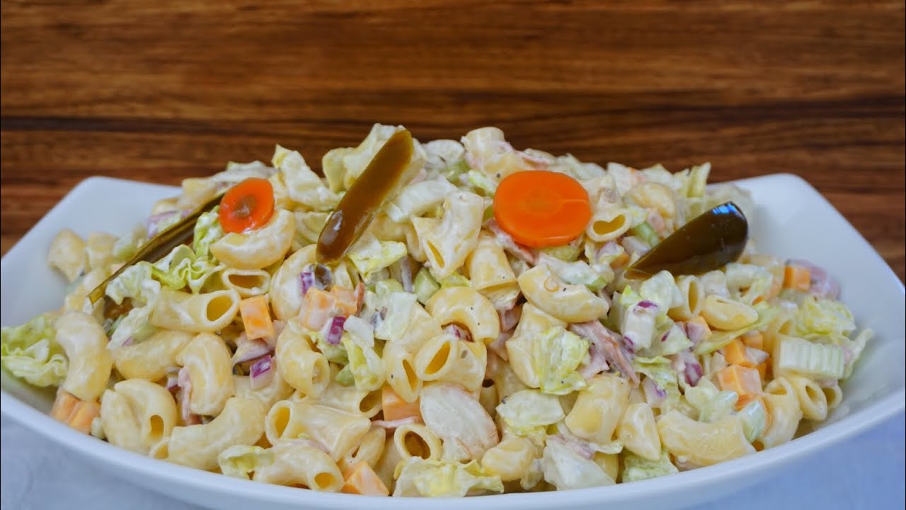 Receta fácil y muy rica ENSALADA DE CODITOS SENCILLA Y MUY SABROSA ...