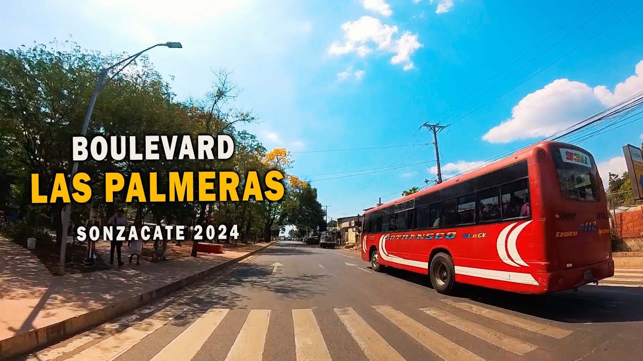 Boulevard las Palmeras | Sonzacate, Sonsonate. - YouTube