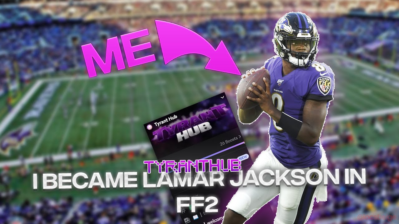 USING QB AIMBOT IN FF2 TO LOOK LIKE LAMAR JACKSON ( TYRANT HUB ) - YouTube