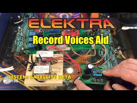 Replacement S&T Pinball Sound Board - Elektra Record Voice Aid - YouTube