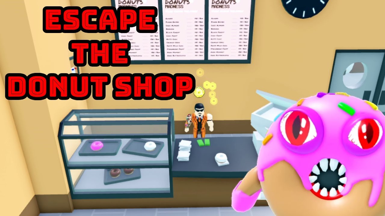 หนีโดนัทปีศาจ Roblox แมพ Escape The Donut Shop Obby - YouTube