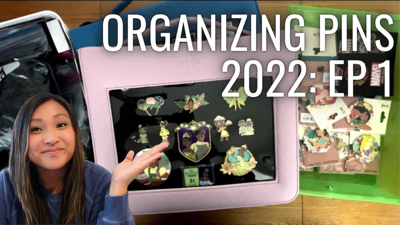 ORGANIZING PINS 2022 | Ep 1: Princess and Pixar | #Disney Pins - YouTube