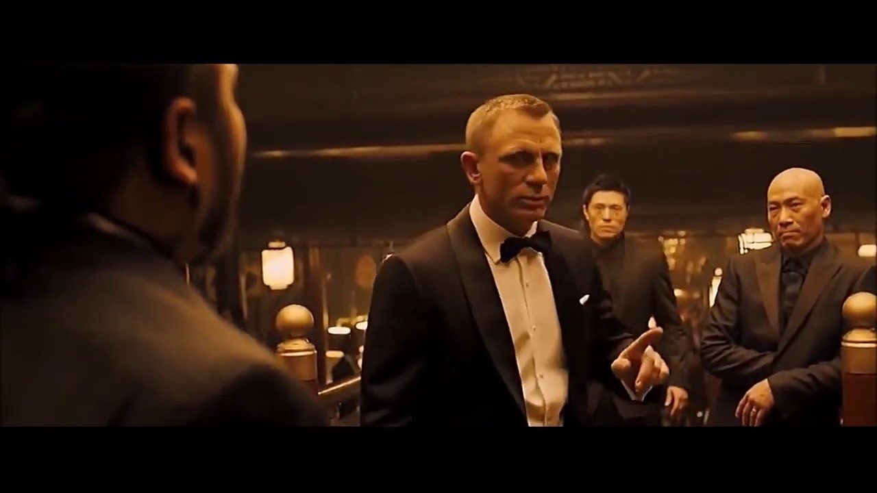 Skyfall Casino Fight Scene Rescore. - YouTube
