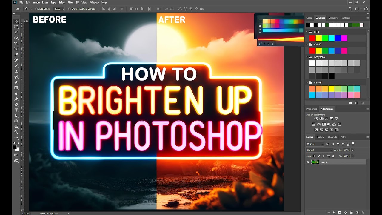 The BIGGEST Brightness MISTAKES Beginners Make in Photoshop and how to ...