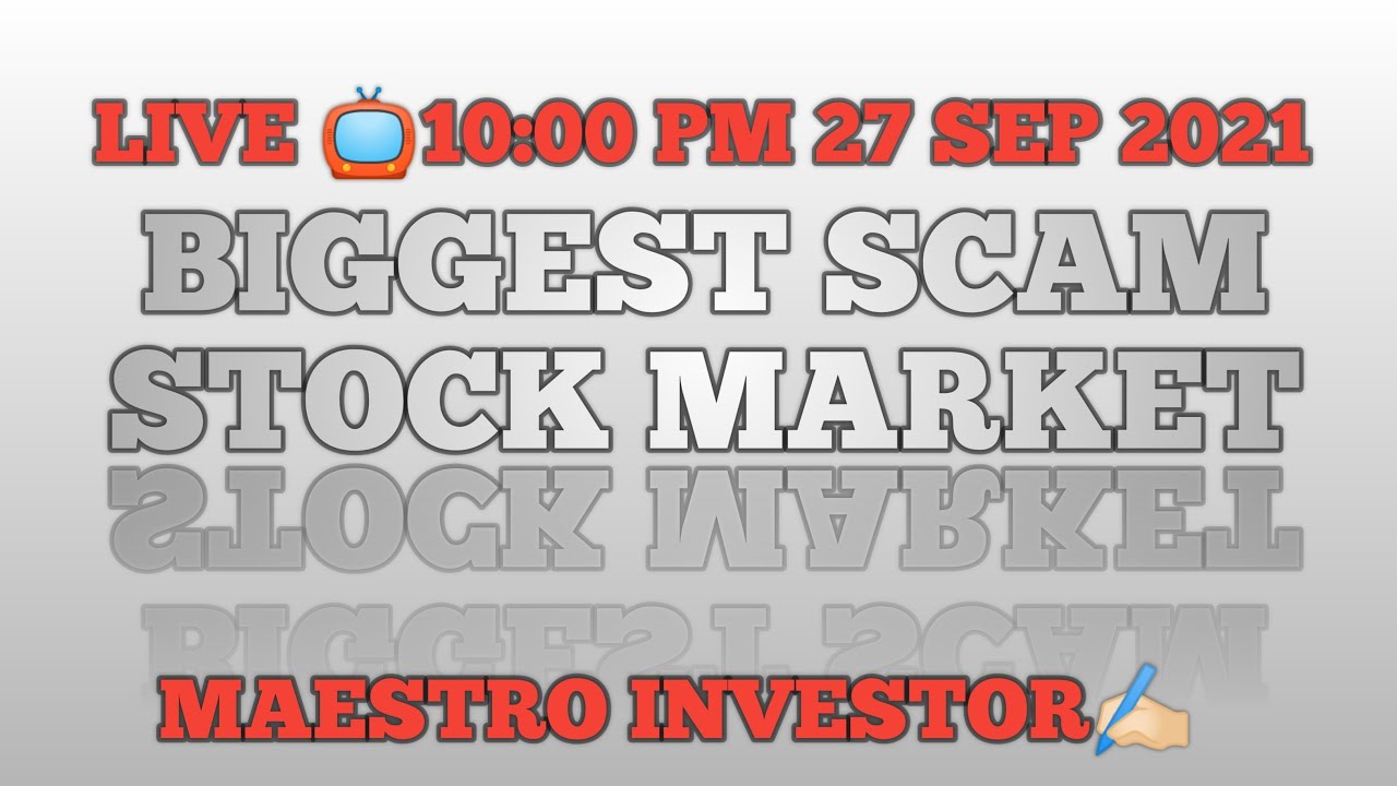 Biggest Scam In Stock Market - YouTube