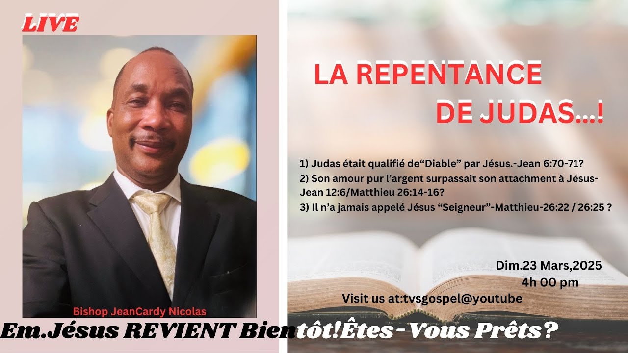 THE REPENTANCE OF JUDAS !!! Part one. - YouTube