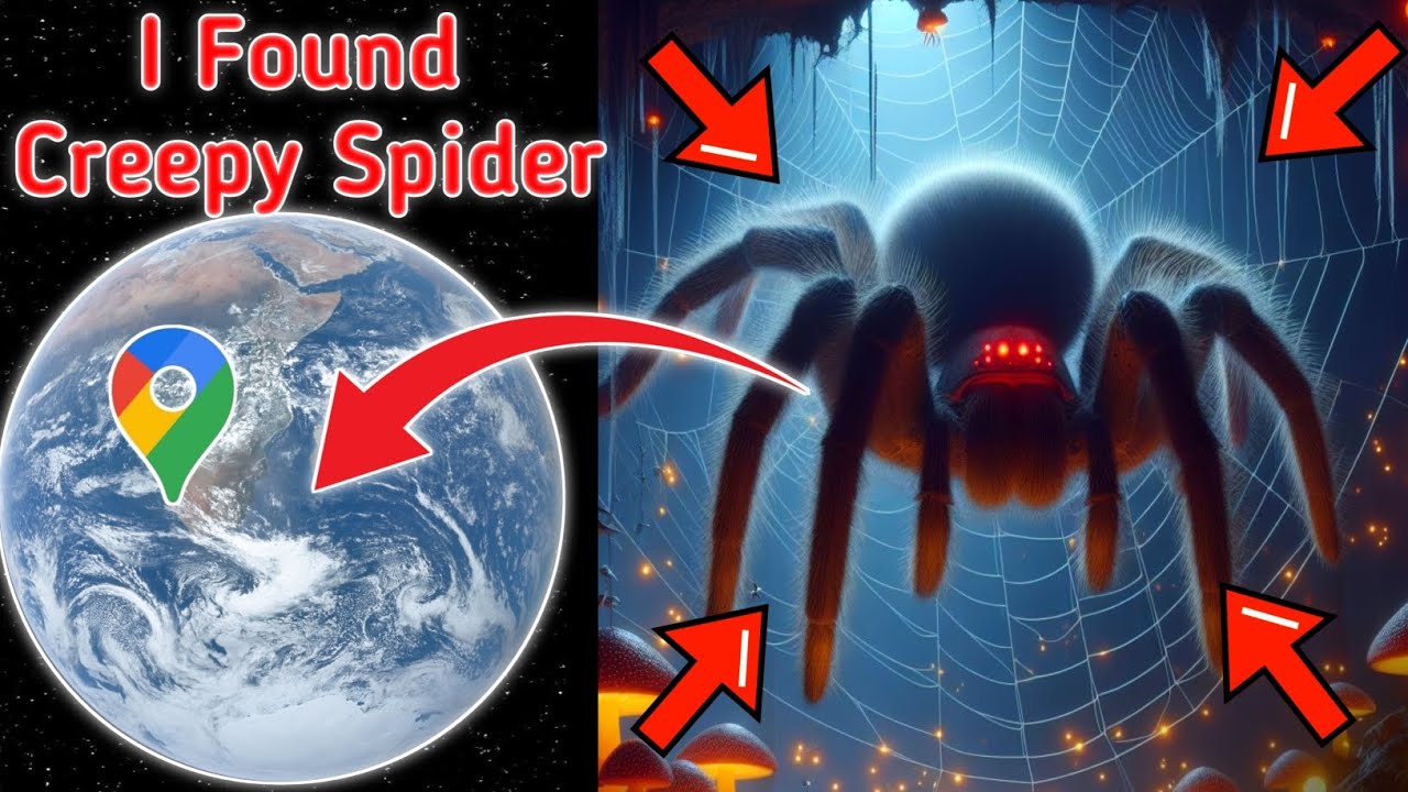OMG! Found Creepy Spider🕷 In Real Life📍 Spider On Google Earth🌎 #viral ...