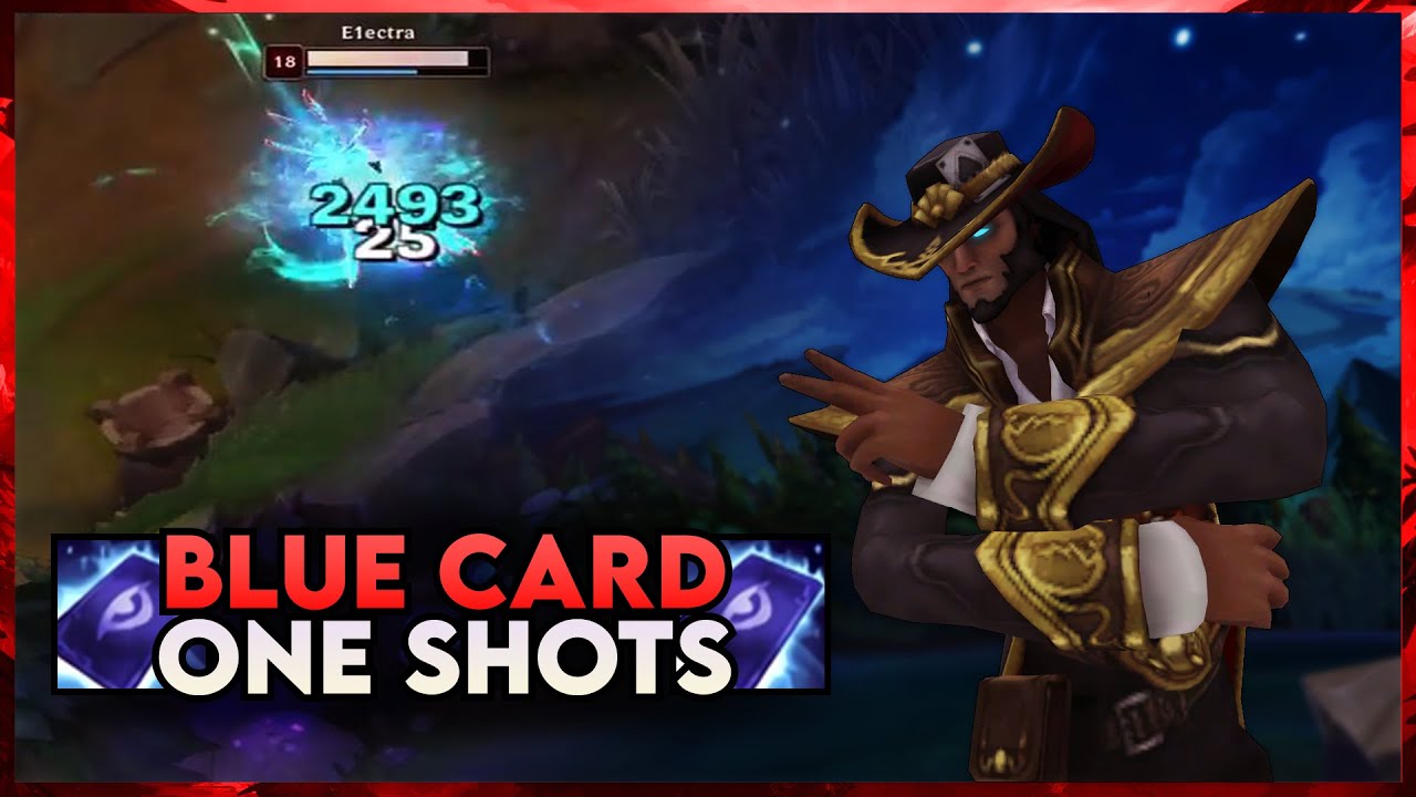 Twisted Fate Montage | The Art of Blue Cards - YouTube