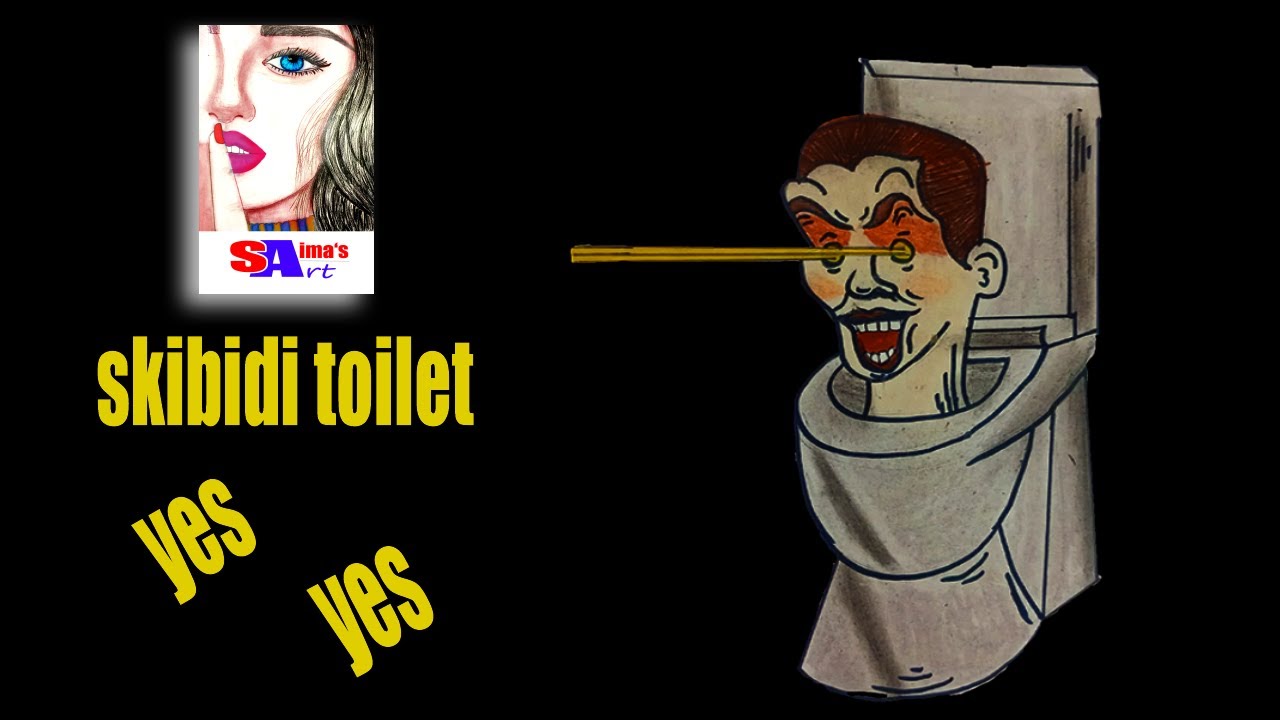 How to draw skibidi toilet || easy drawing of skibidi toilet - YouTube