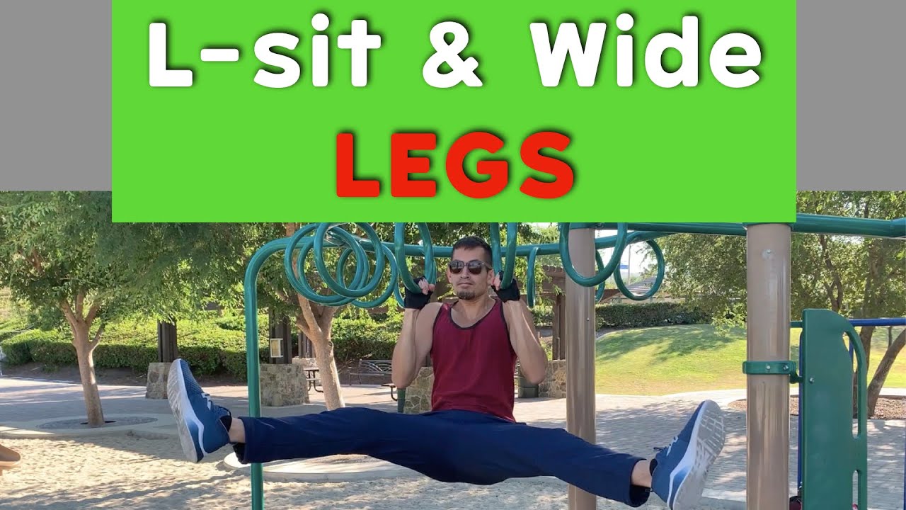 CALISTHENICS STRENGTH: Pull Ups - L-sit with wide legs - YouTube