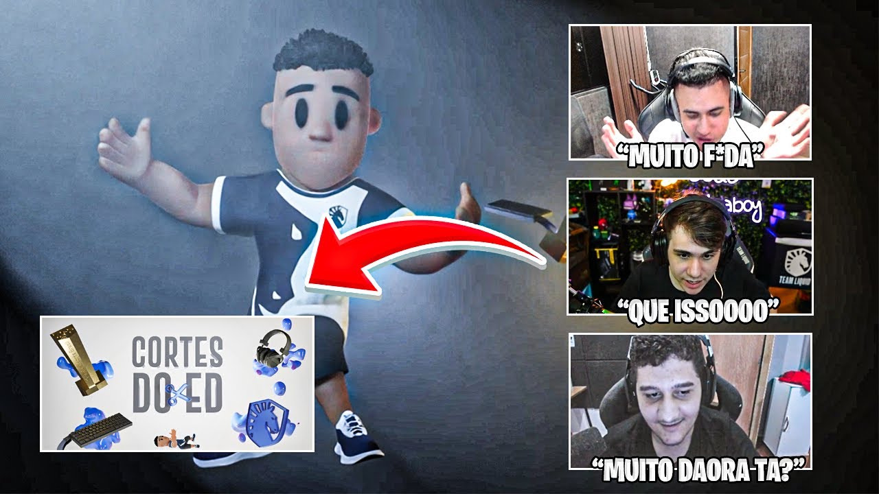 STREAMERS REAGINDO ao NOVO CANAL deCORTES do ED!!!!! - YouTube