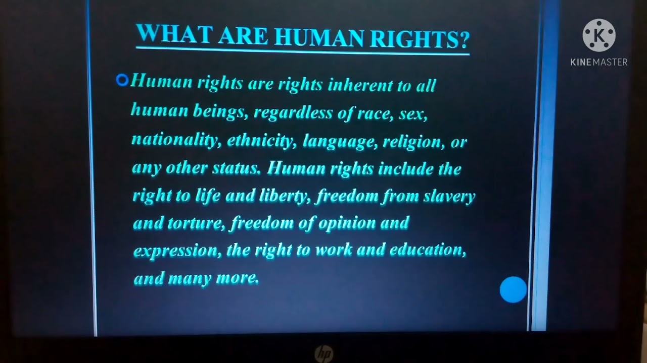Power Point Presentation on Human Rights - YouTube