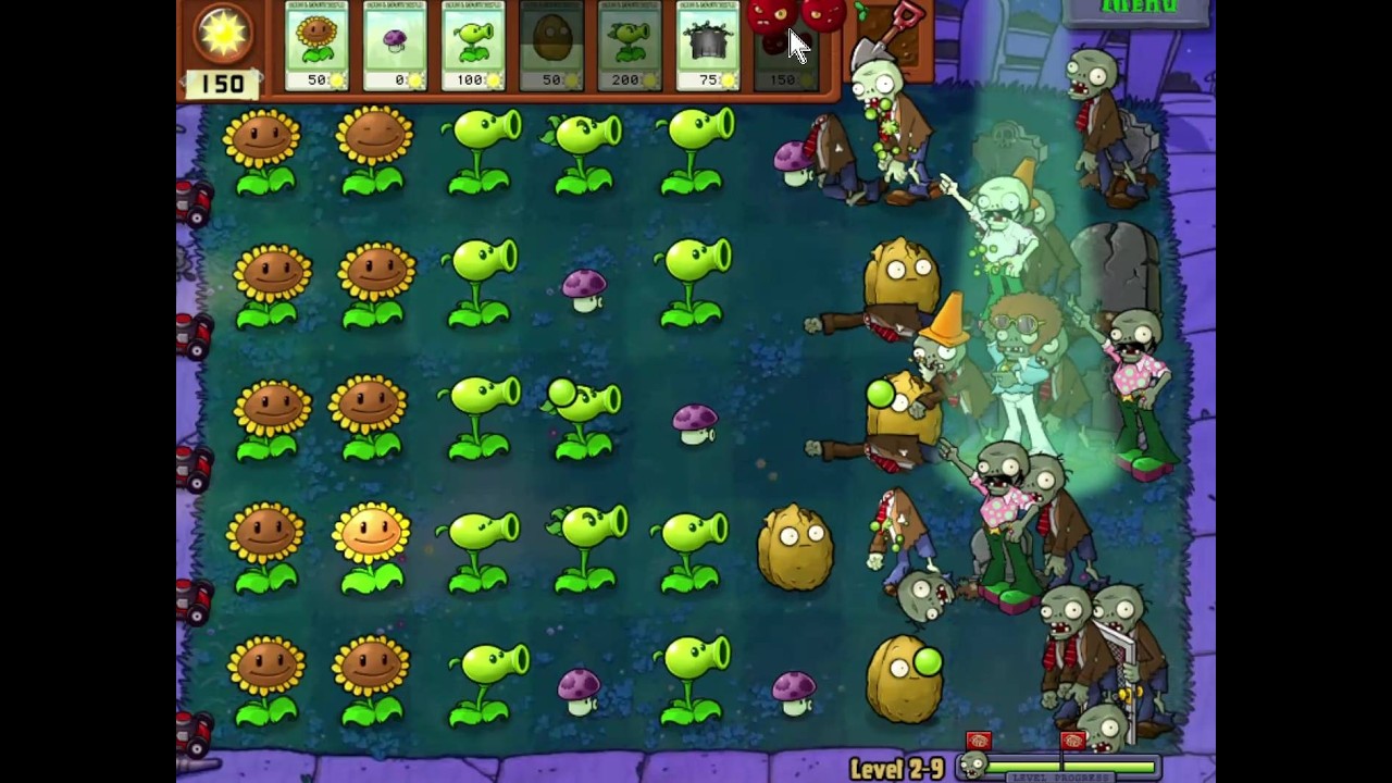 Zombie Dance Muncul! 🕺🧟‍♂️ | Plants vs Zombies Mode Malam 🌙 - YouTube