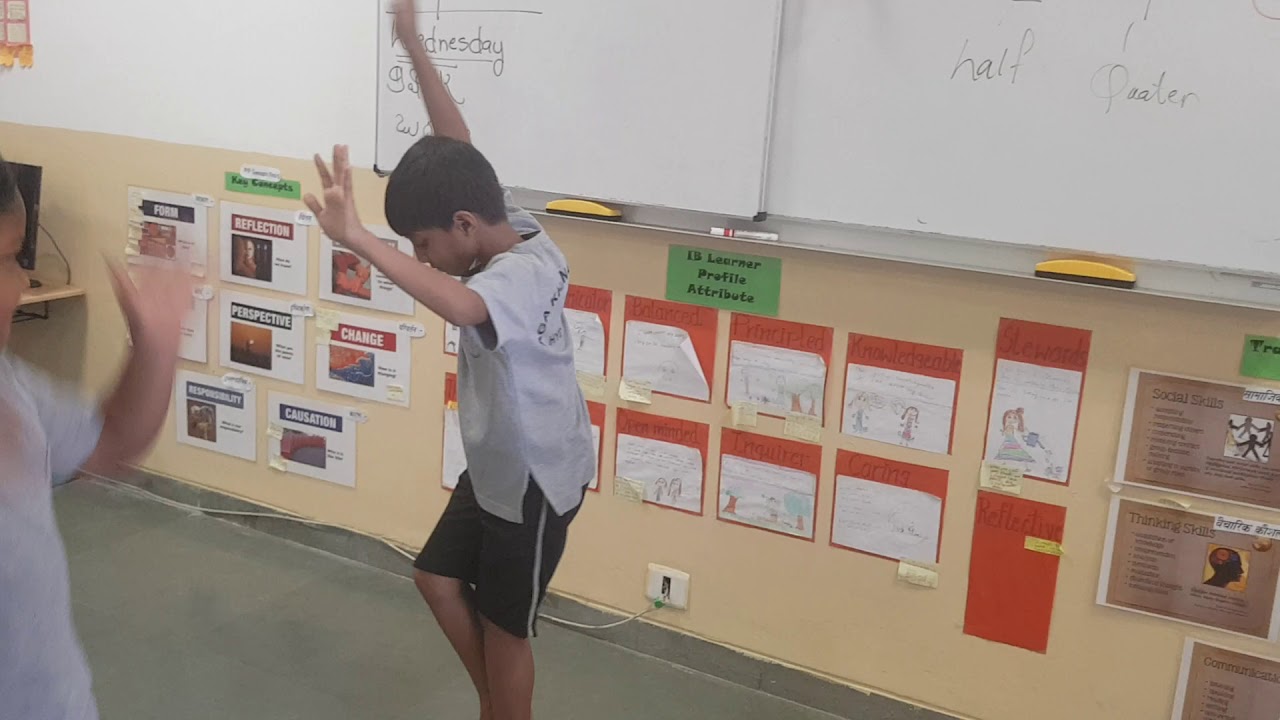Learning fractions through dancing - YouTube