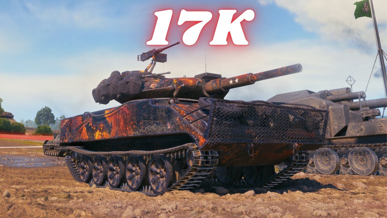 XM551 Sheridan 17K Spot Damage & Panhard EBR 105 World of Tanks - YouTube