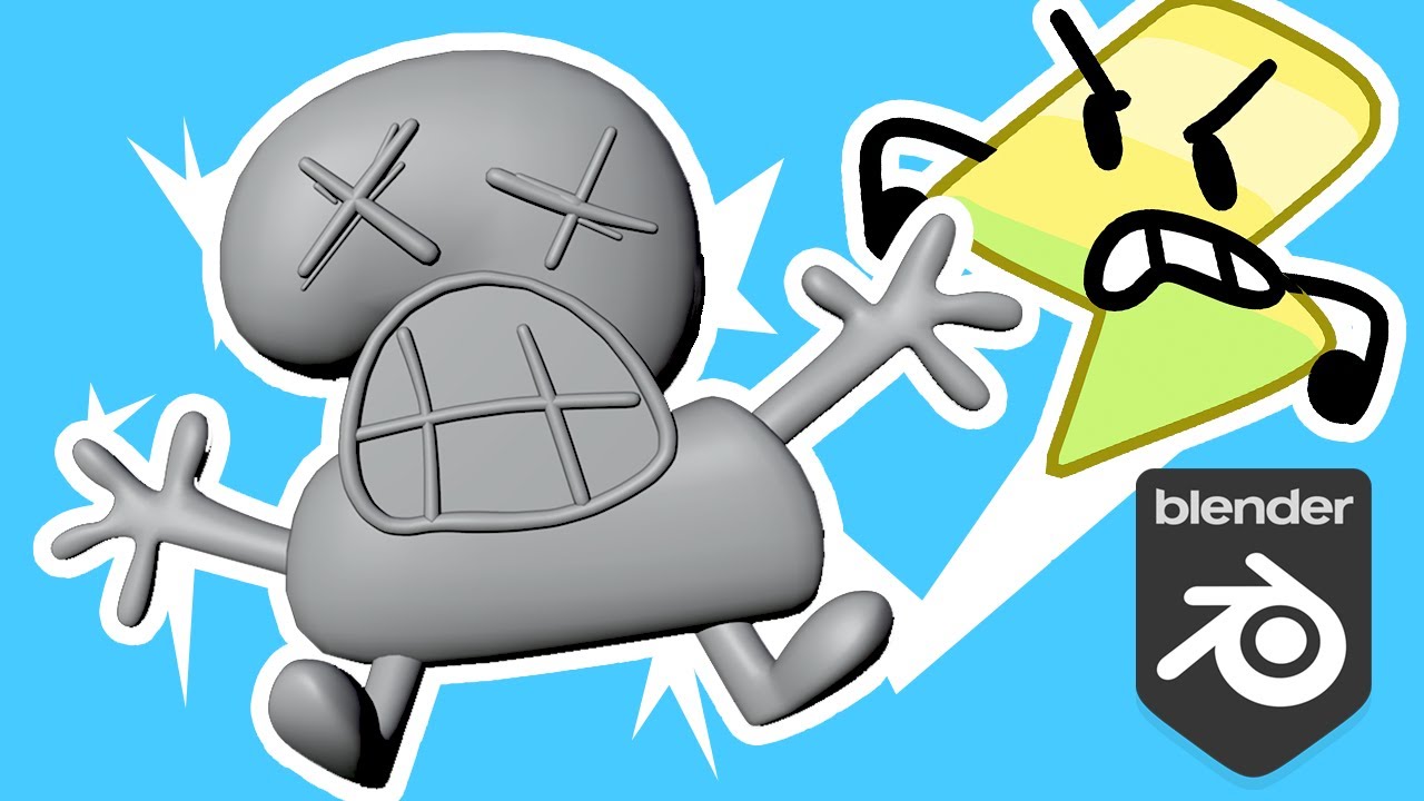 Lightning and Two in 3D [BFDI/TPOT 7] - YouTube