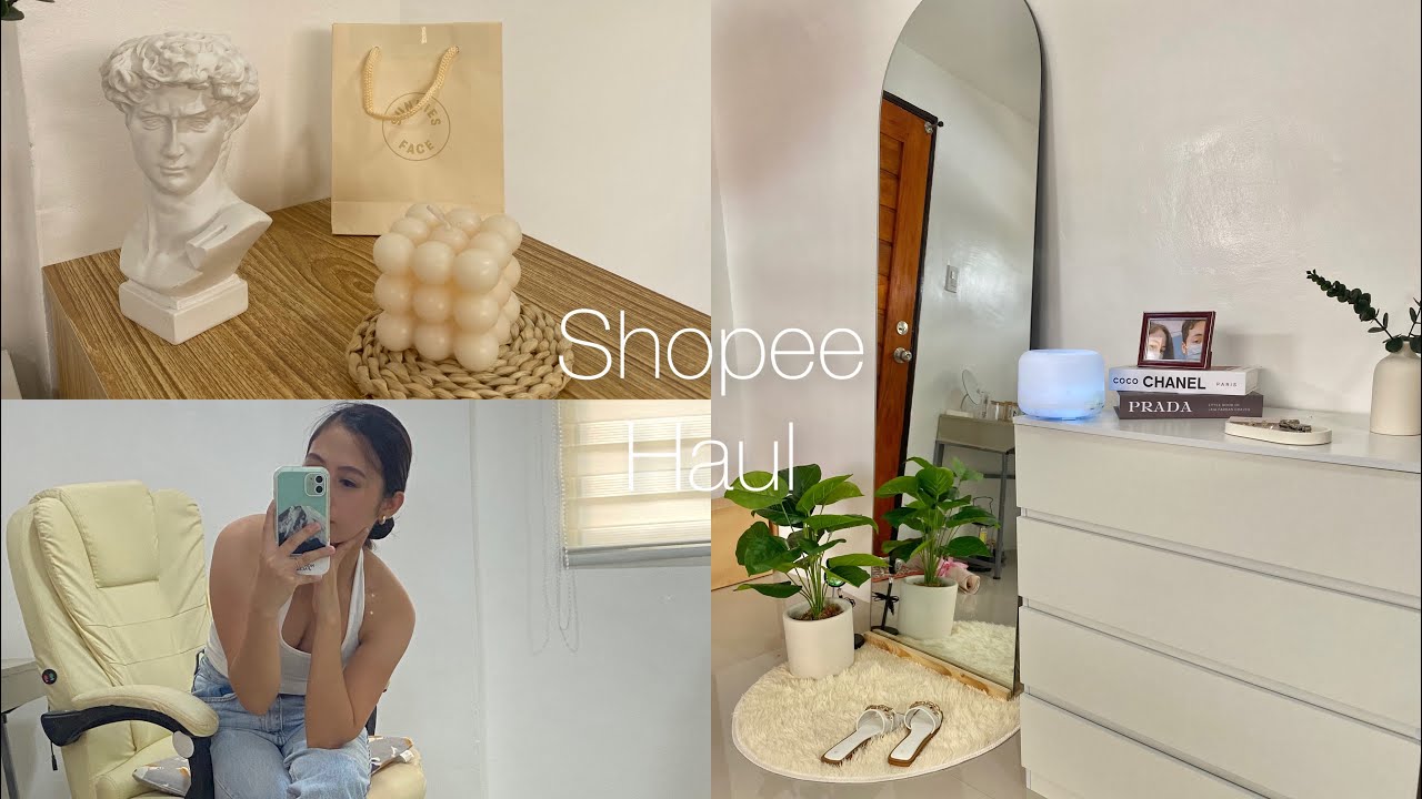 Room decor Shopee haul - YouTube
