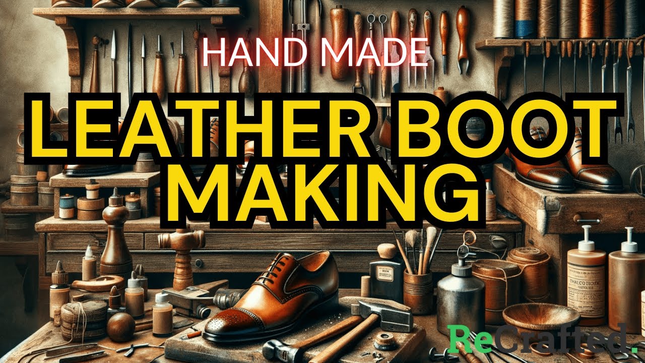 Unbelievable Handmade Leather Boot | Master Craftsman Shows Incredible ...