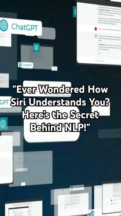 "Ever Wondered How Siri Understands You? Here’s the Secret Behind NLP!" - YouTube