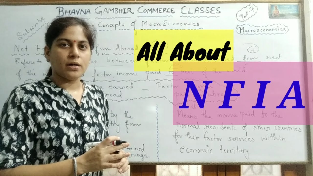 Part-7 | Net Factor Income from Abroad (NFIA), Formulas & Components of ...