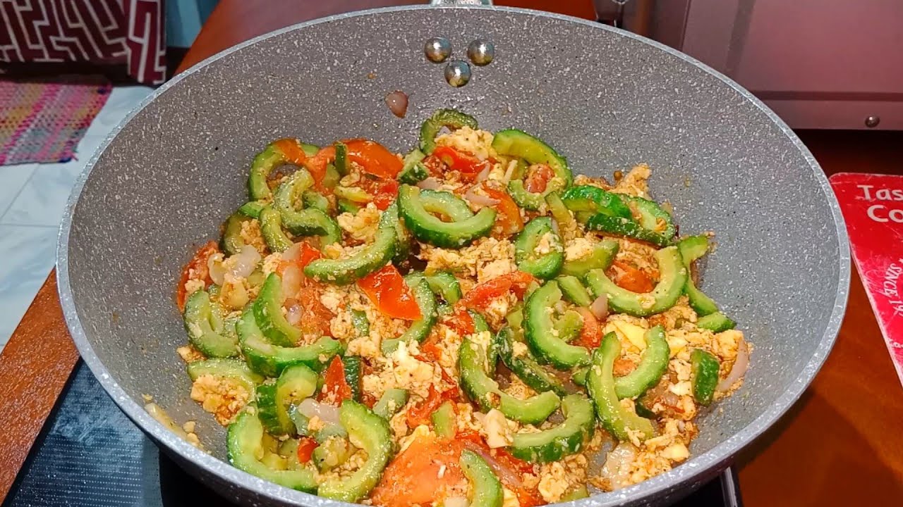 #AMPALAYA - Ampalaya with Egg my own recipe - YouTube