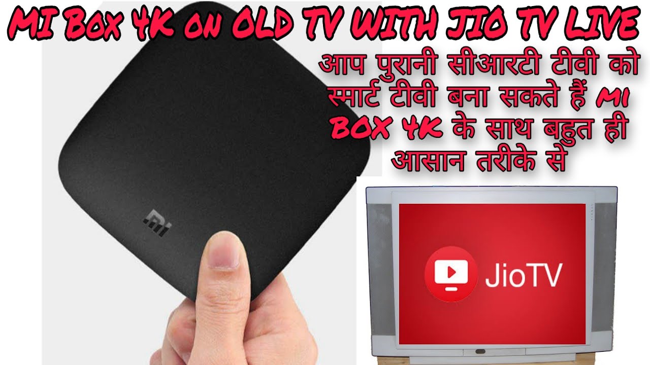 MI BOX 4K unboxing & connect it to old CRT TV | smart TV with very easy ...
