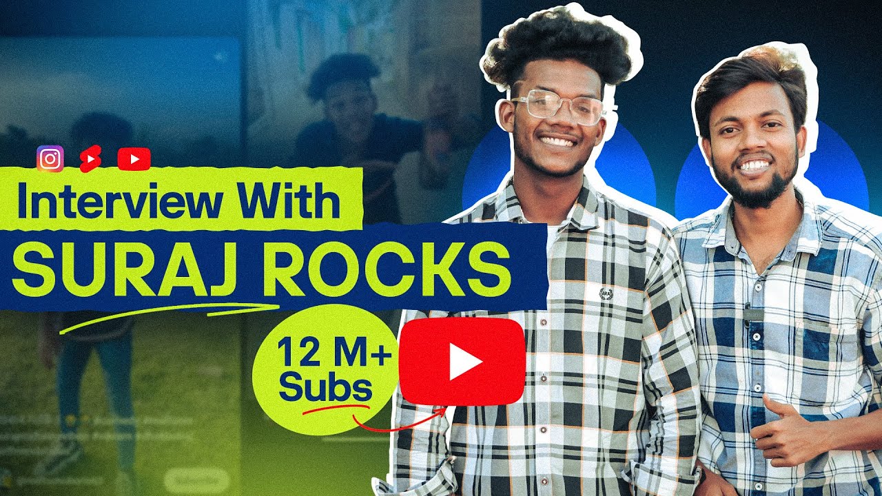 Interview With Suraj Rocks | Team Real Fools | 12 Million Subs On Yt 🔥 ...