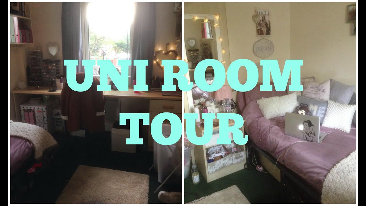 Uni Room Tour // MMU Halls - YouTube