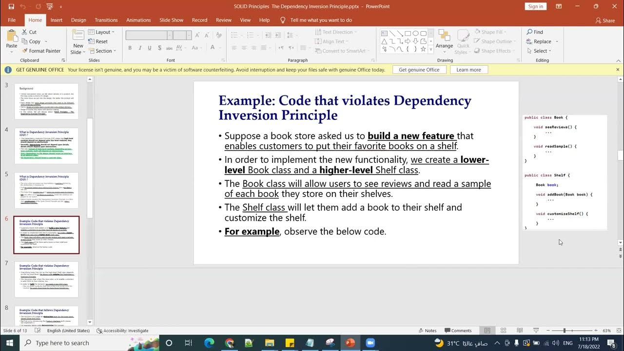 SOLID Principles: The Dependency Inversion Principle - YouTube