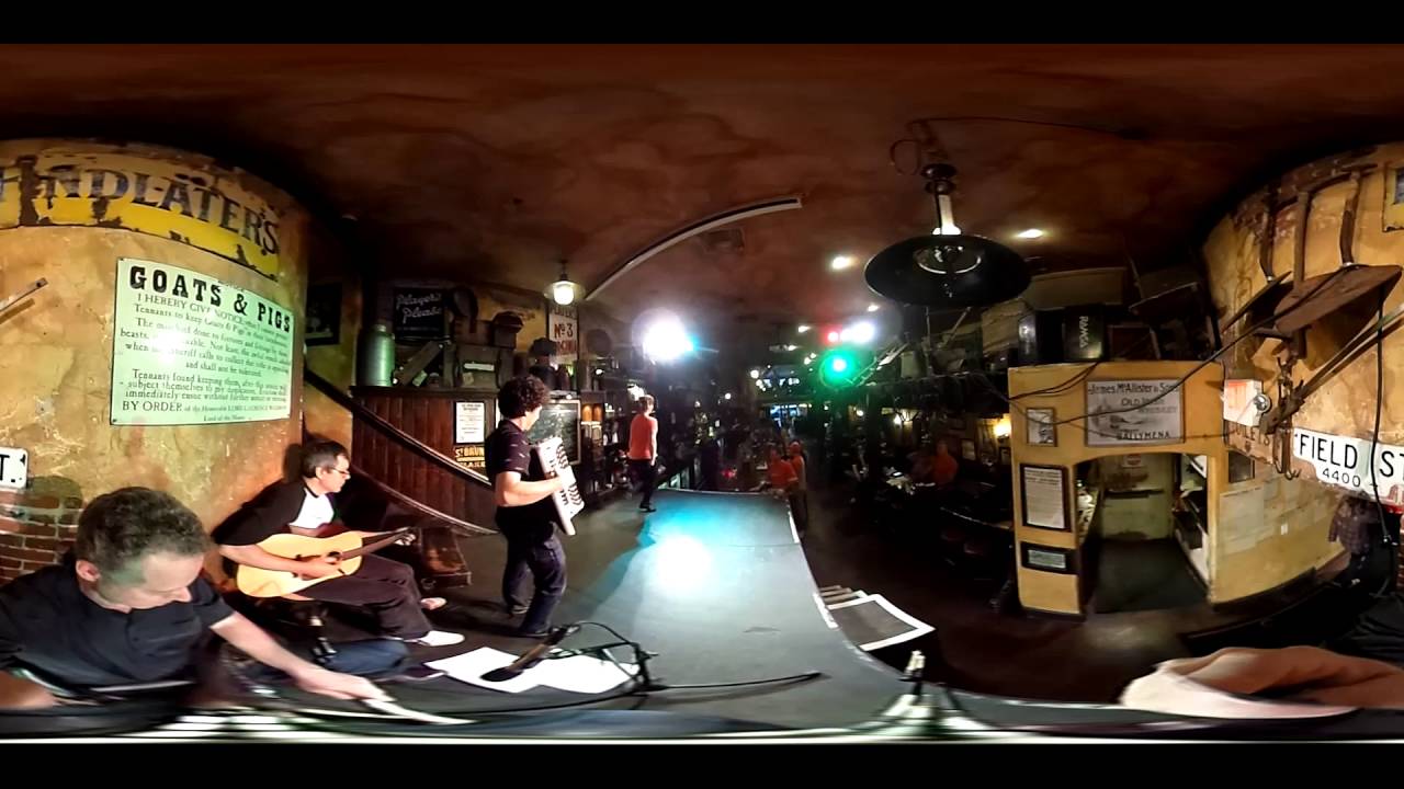 The Field Irish Pub step dance show in 360-degrees. - YouTube