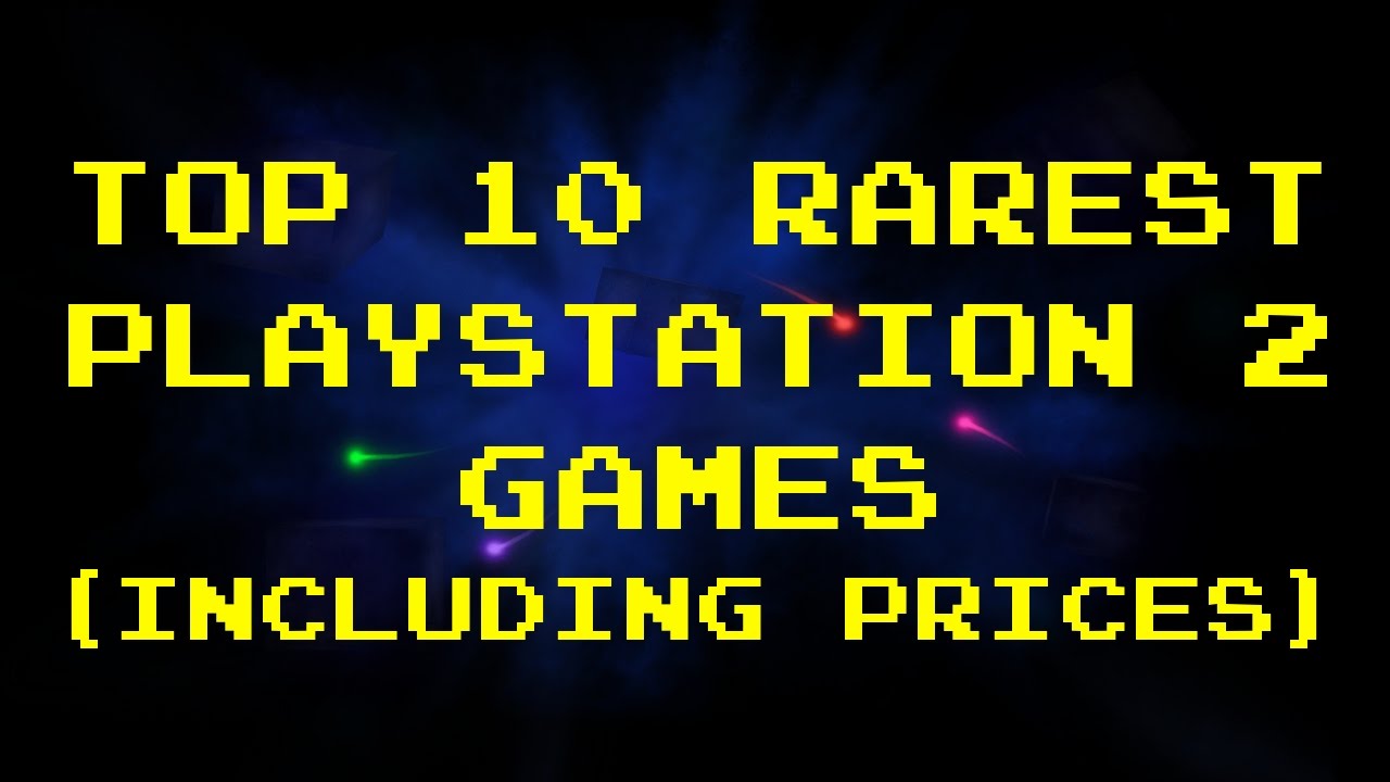 Top 10 Rarest Playstation 2 Games incl. Prices - YouTube