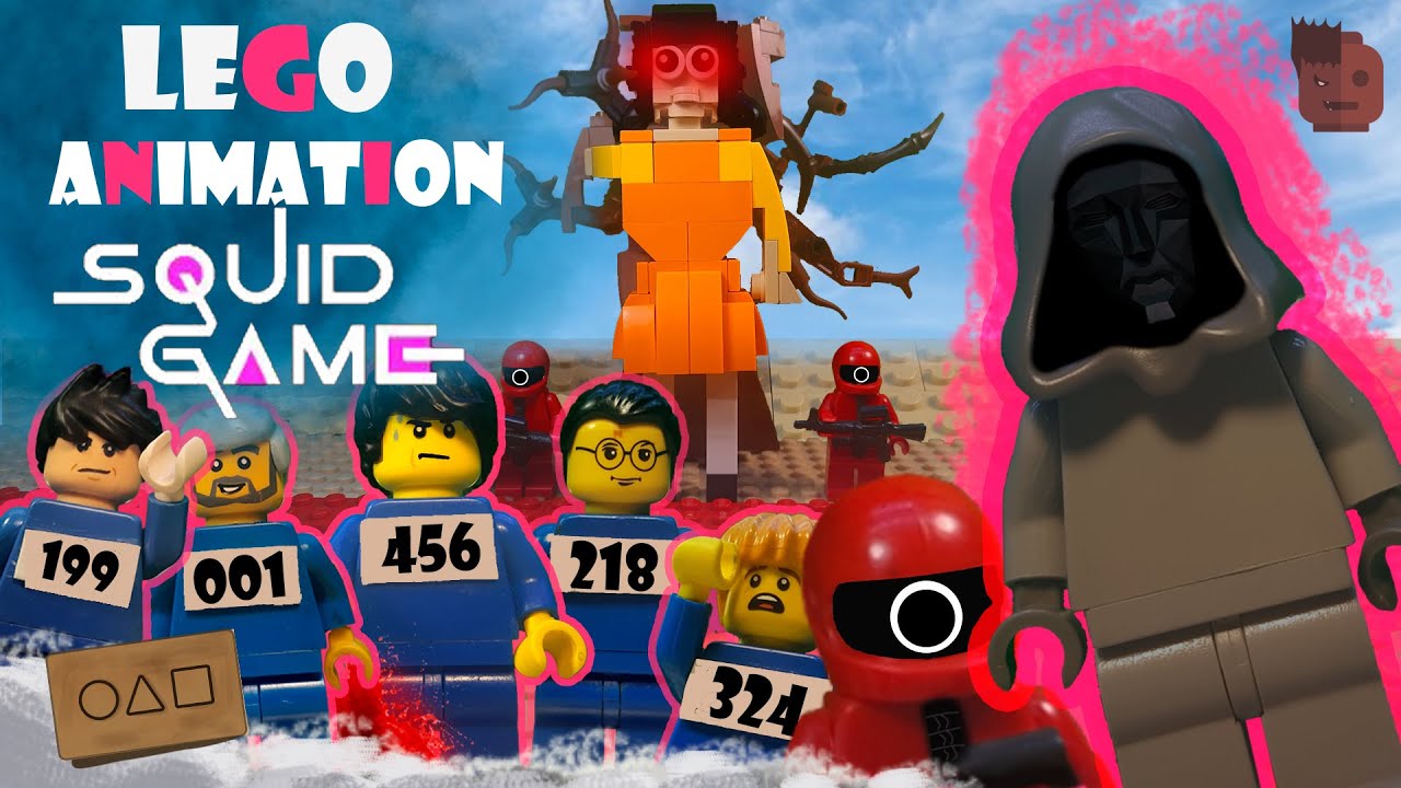 LEGO МУЛЬТФИЛЬМ ИГРА В КАЛЬМАРА 1 | LEGO SQUID GAME Stop motion | Squid ...