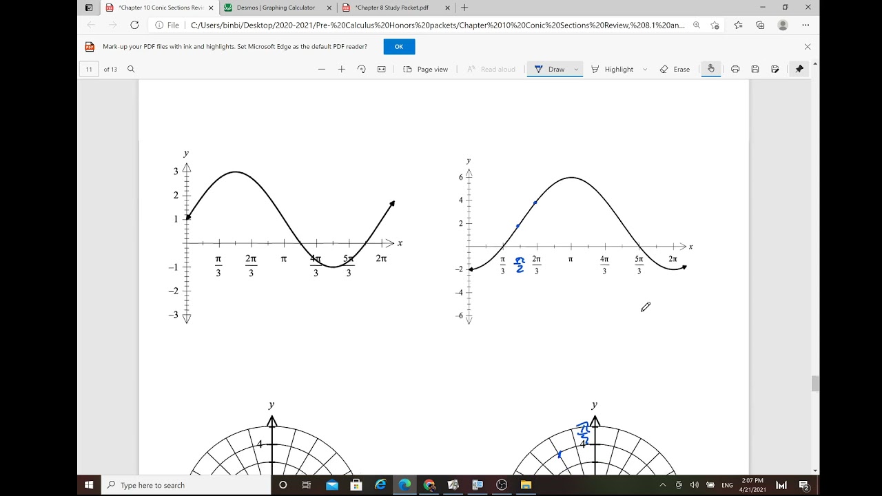 The Secret of Graphing Cardioids Limacons, Roses and Random Shapes Pre ...