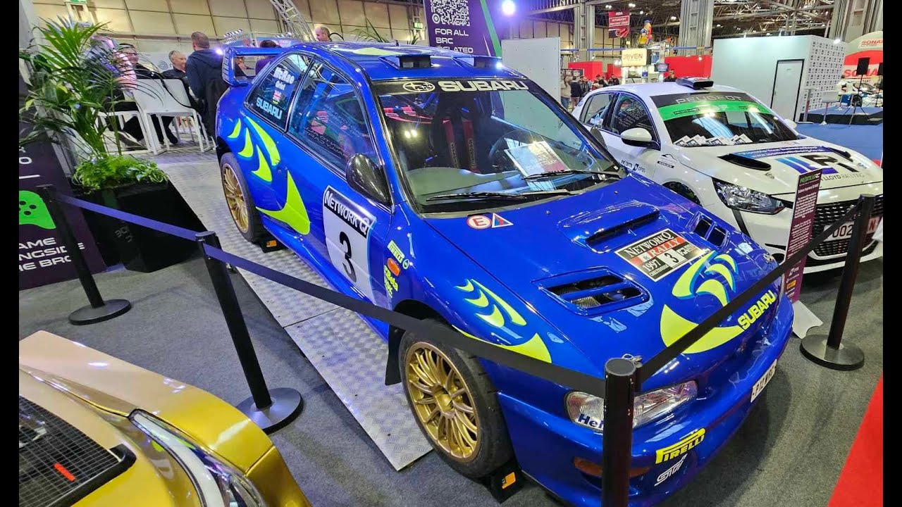 Subaru WRC P25 sti wrx Autosport International Show 2024 - YouTube