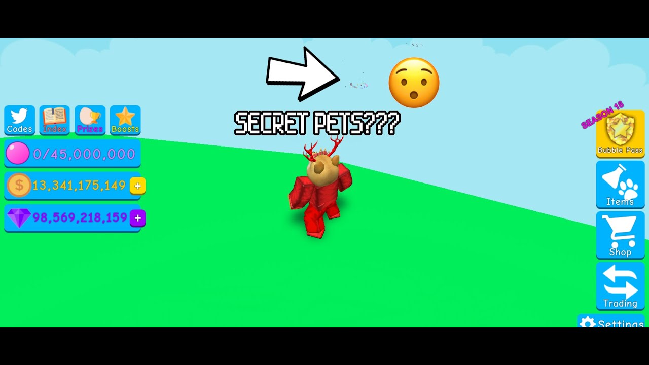 Secret pets in bgs???? (Roblox Bubble Gum Simulator) - YouTube
