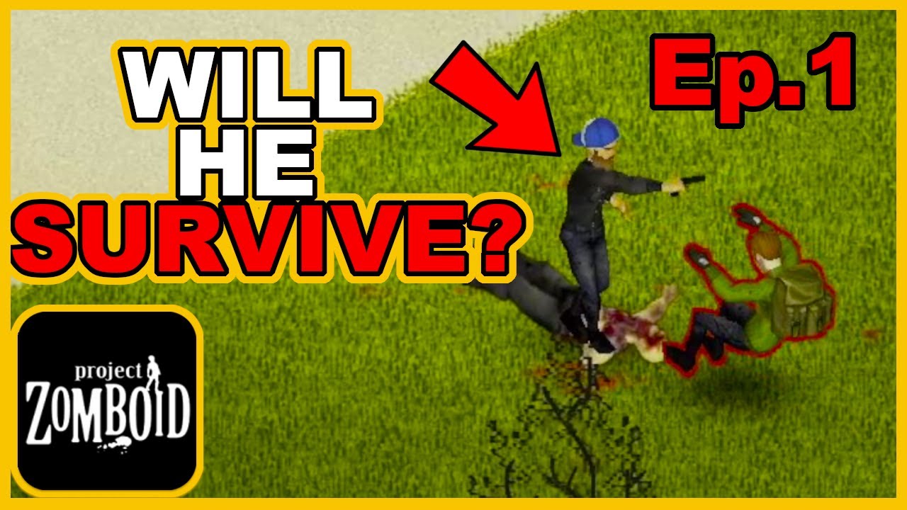 Close Call On Day 1!!! | Project Zomboid Ep.1 | Build 41 - YouTube