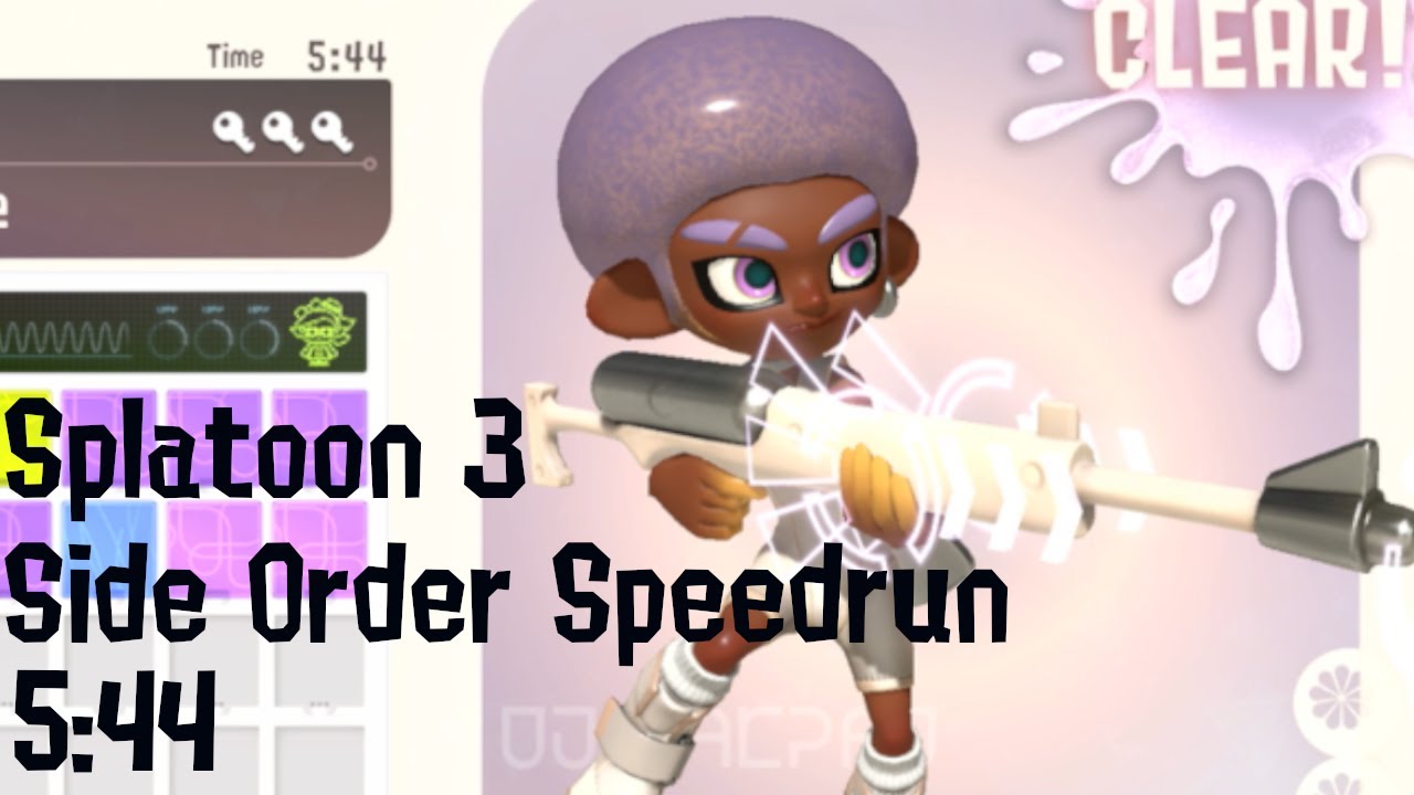 Splatoon 3: Side Order Charger Speedrun (5:44) - YouTube