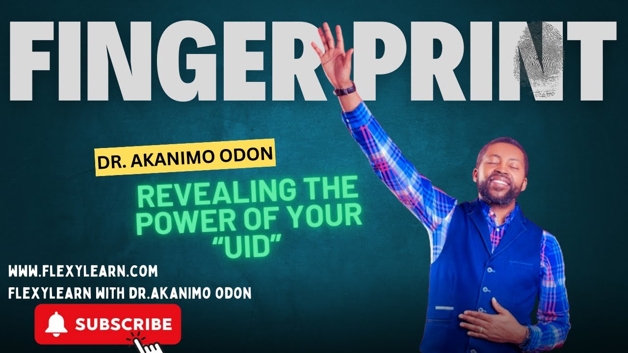 The God of Finger Print Dr Akanimo Odon - YouTube