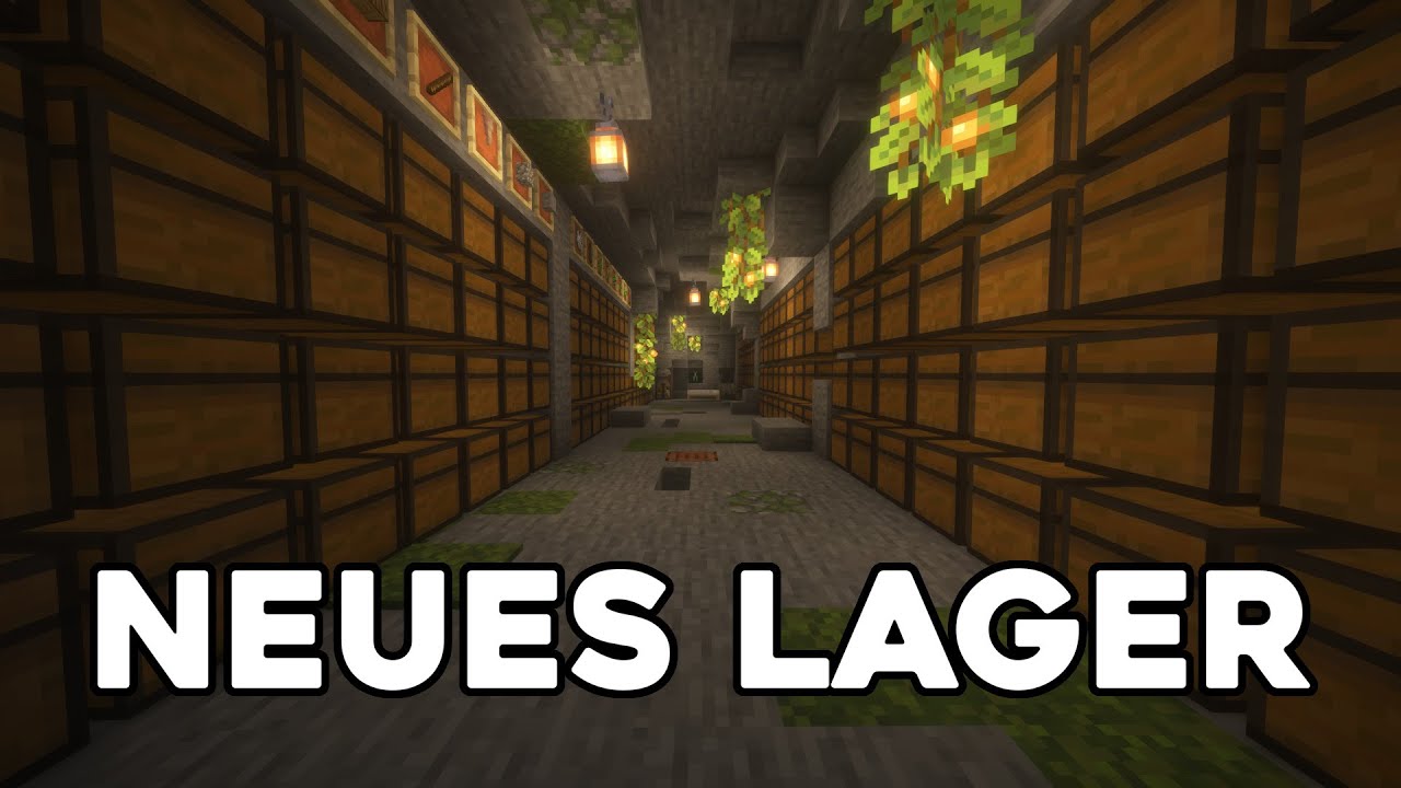 Ich baue das große Lager | Minecraft Oblivion LIVE - YouTube