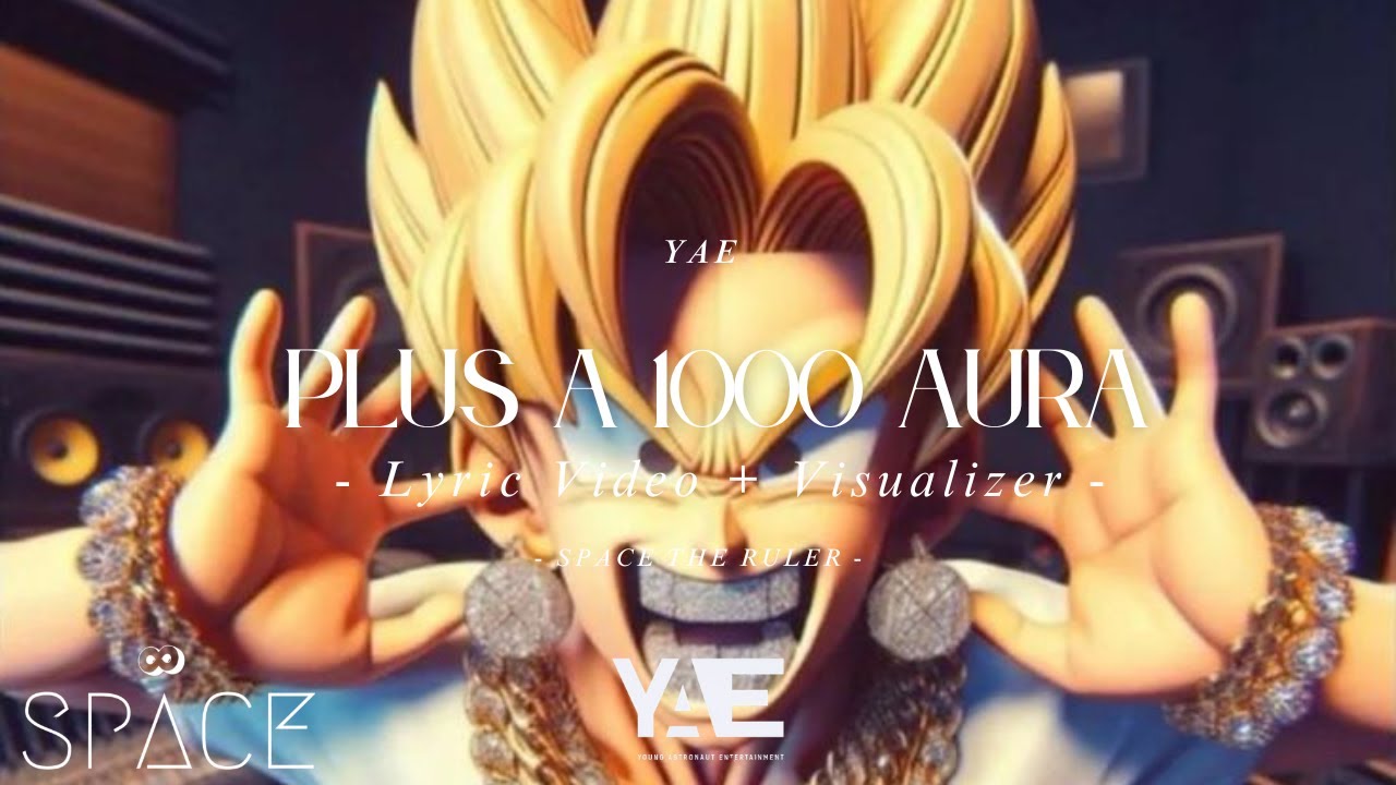 SPACE THE RULER - Plus A 100 Aura (Freestyle)Visualizer - YouTube