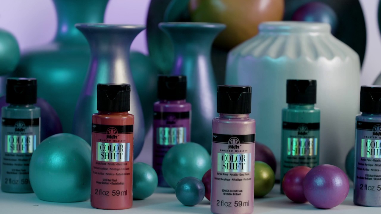 FolkArt Color Shift - YouTube
