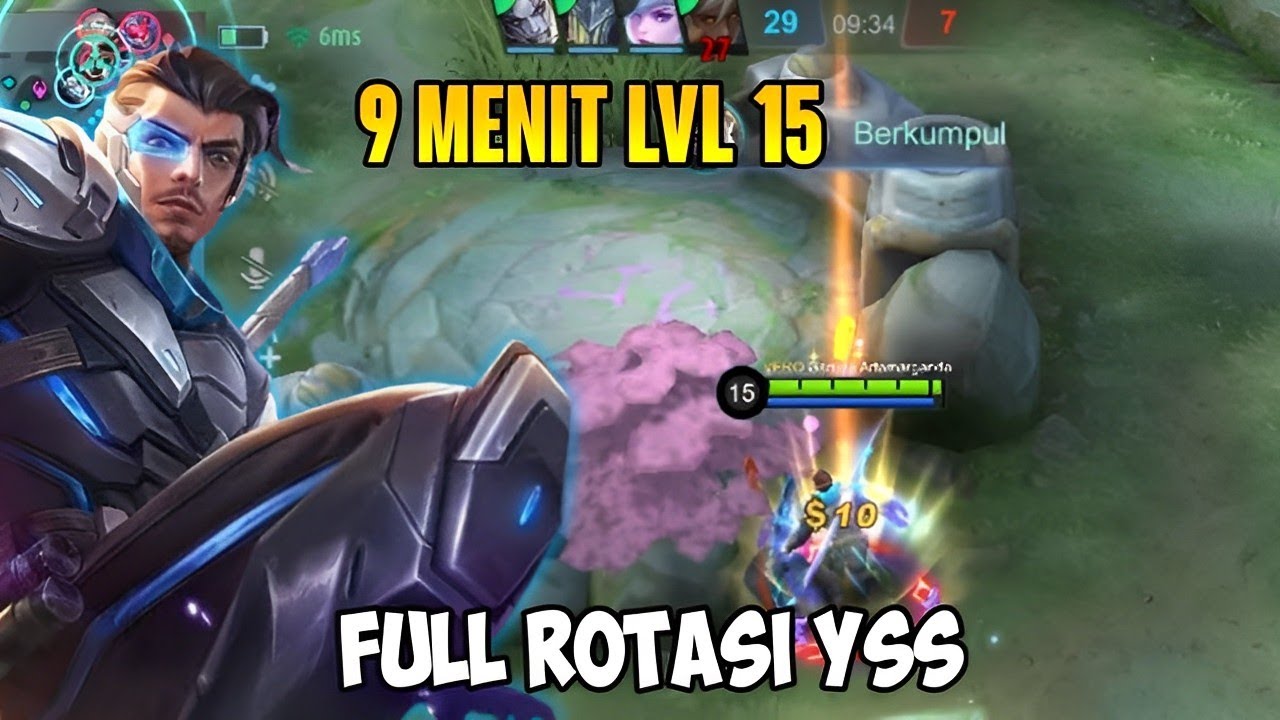 YSS HERO YG COCOK BUAT SOLO RANK! PERFECT 9 MENIT LVL 15 GAMEPLAY ...